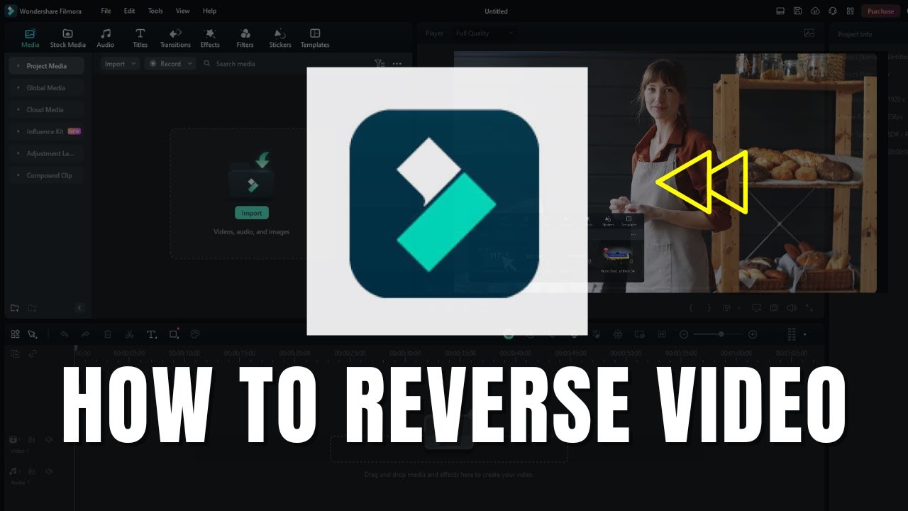 How to Reverse Video in Filmora 13 - YouTube