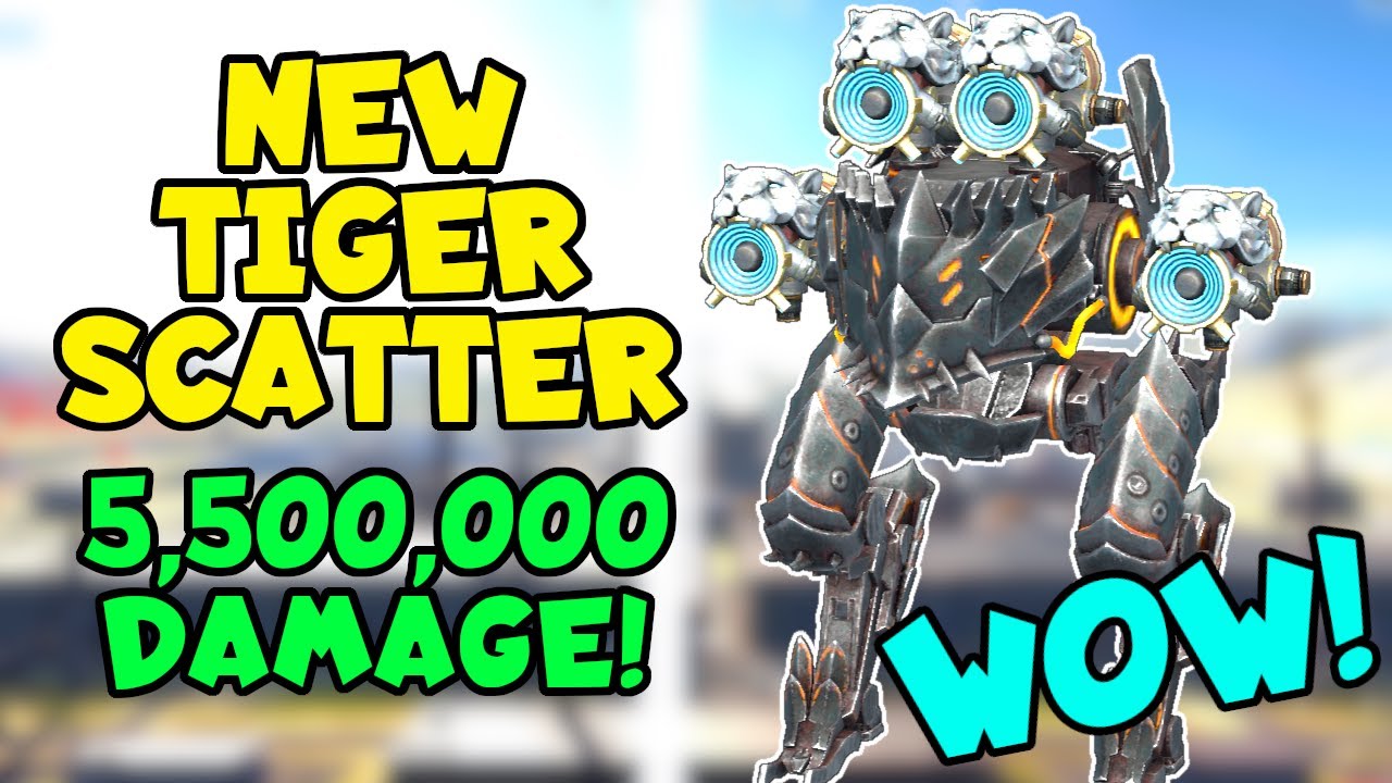 New Max Mk2 TIGER SCATTER BLITZ Destroying FFA With 5.5 MIL DMG! | War ...