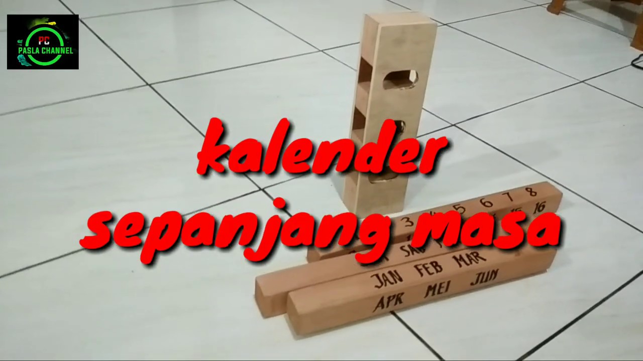 DIY kalender sepanjang masa - YouTube