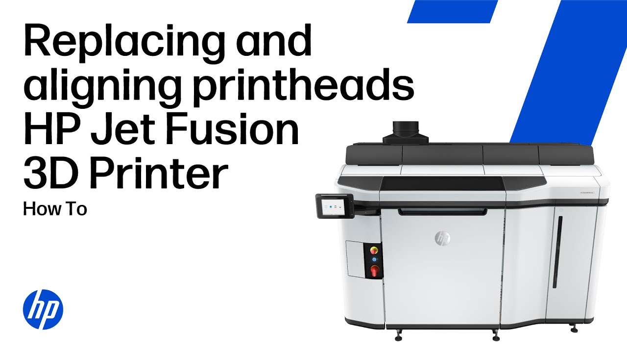 Replacing and aligning printheads on the HP Jet Fusion 3D Printer - YouTube