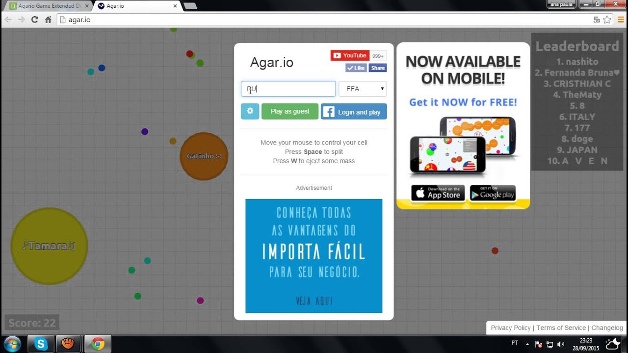 COMO COLOCAR MODS NO SEU AGARIO - YouTube