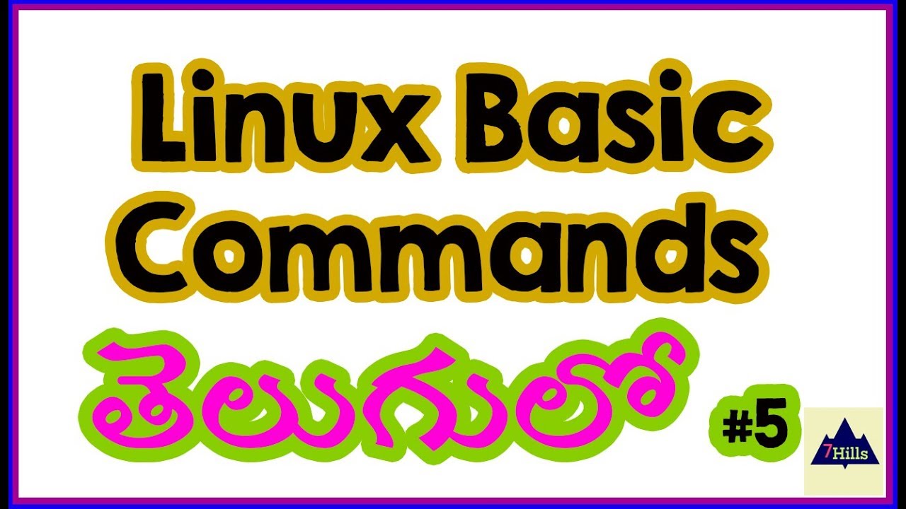 Linux Basic Commands In Telugu Youtube 3297