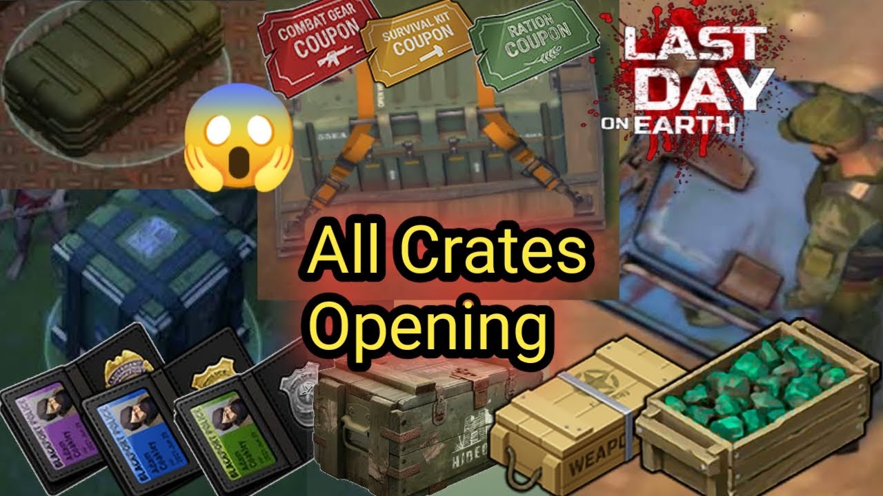 All Crate Opening In Last Day On Earth Survival LDOE 😱 - YouTube