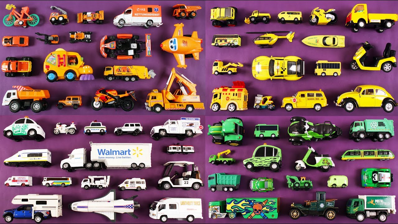Learn Colors With Vehicles | Preschool Videos For Children - YouTube