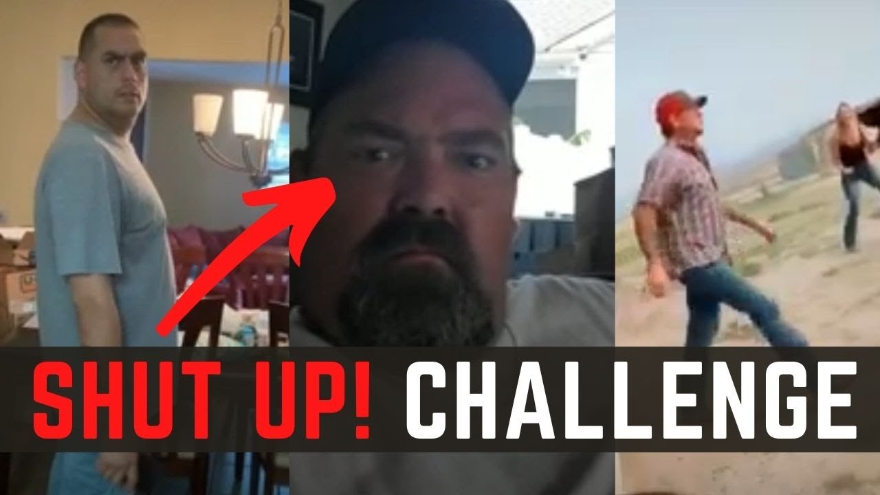 SHUT UP Challenge 🤬 BEST compilation - YouTube