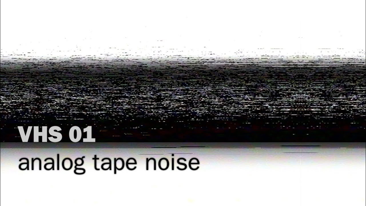 VHS Analog Video Static 01 - YouTube