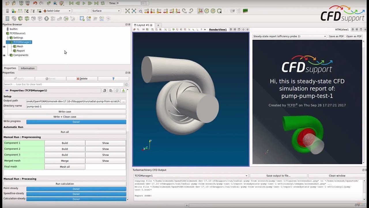 Pump Simulation Setup from a Scratch in TCFD 17.10 - YouTube