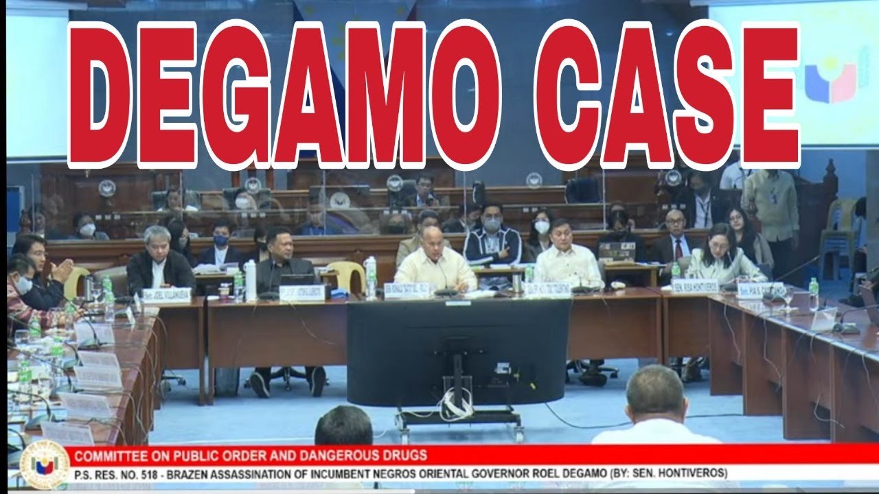 LIVE SENATE HEARING SA DEGAMO CASE - YouTube
