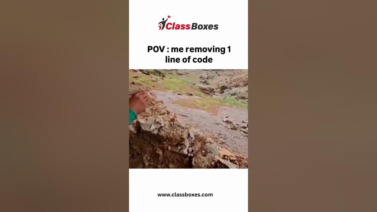 "Me: removes one line of code #techhumor #funny #memes #techretro #codingmemes - YouTube