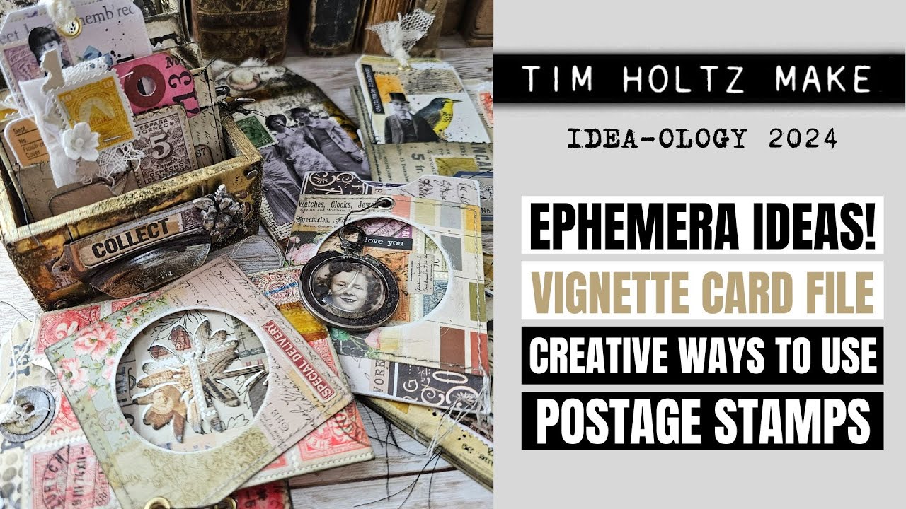 EPHEMERA IDEAS! CREATIVE WAYS TO USE POSTAGE STAMPS - VIGNETTE CARD ...
