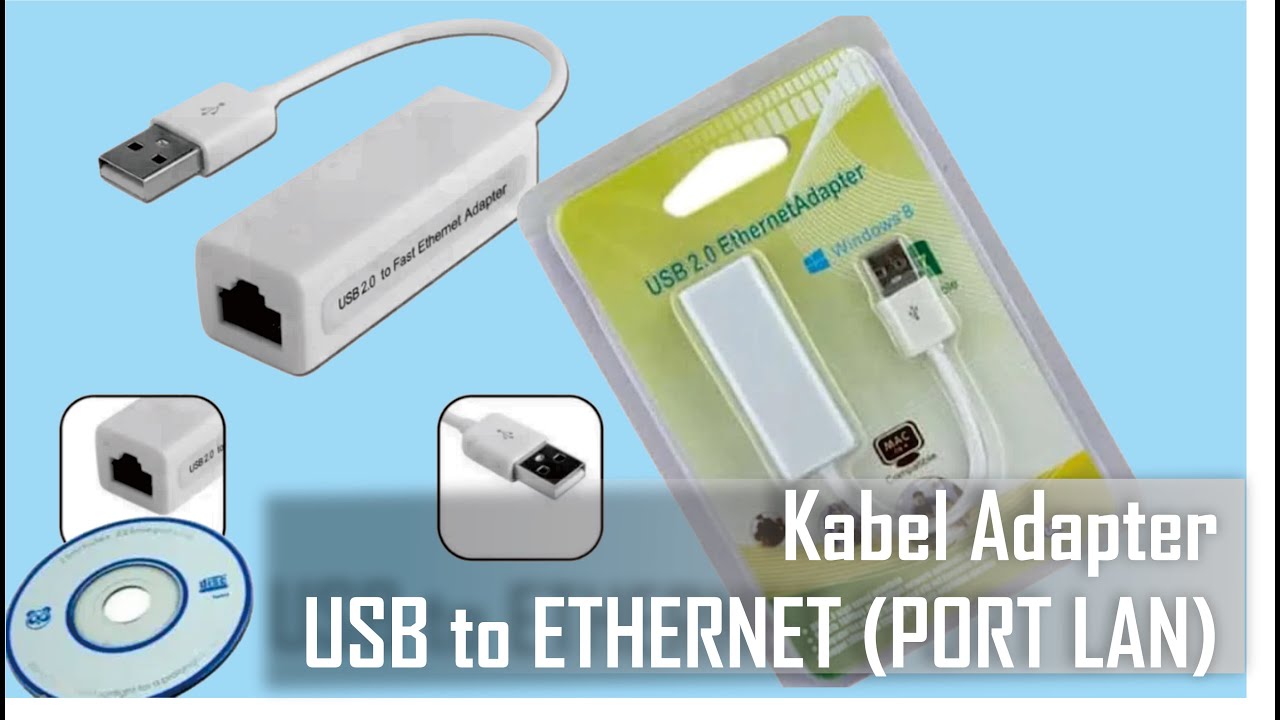 Unboxing USB to Ethernet ( RJ45 ) - colokan USB ke colokan LAN - YouTube