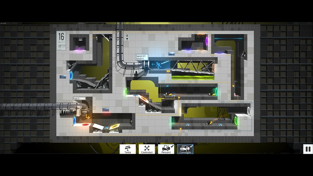 Bridge Constructor Portal - Portal Proficiency - Level 16 - YouTube