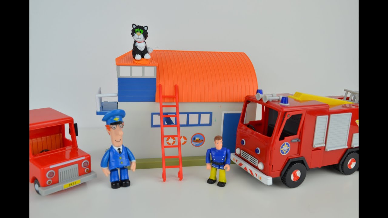 Fireman sam Saves The Day Postman pat Feuerwehrmann Sam Wow - YouTube