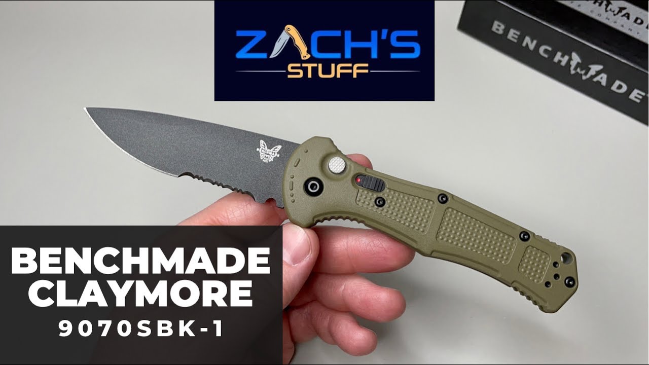 New ~ Benchmade Claymore Auto Knife (9070SBK-1) - YouTube