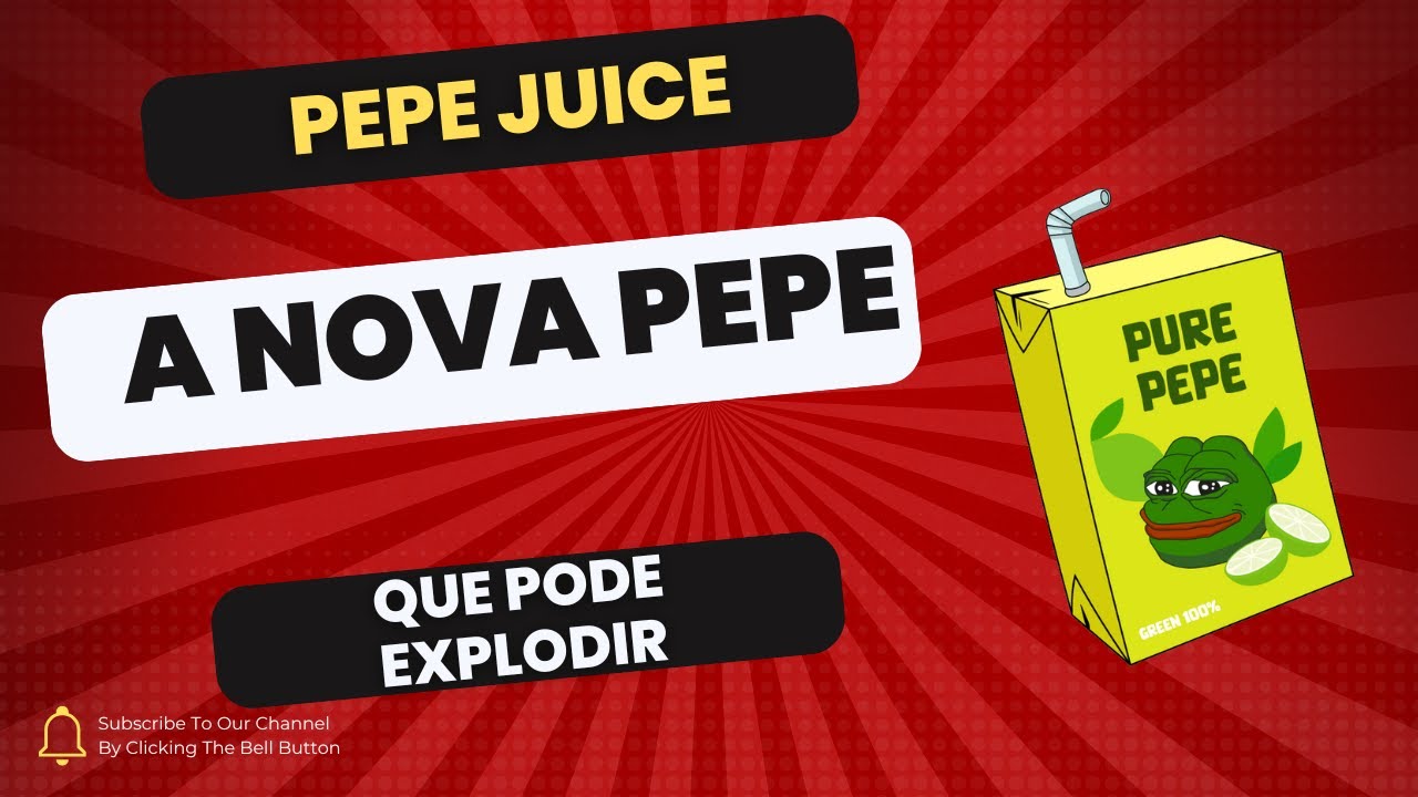 PEPE JUICE A NOVA MEMECOIN QUE PODE EXPLODIR EM 2025 COMPREI NA PRE ...