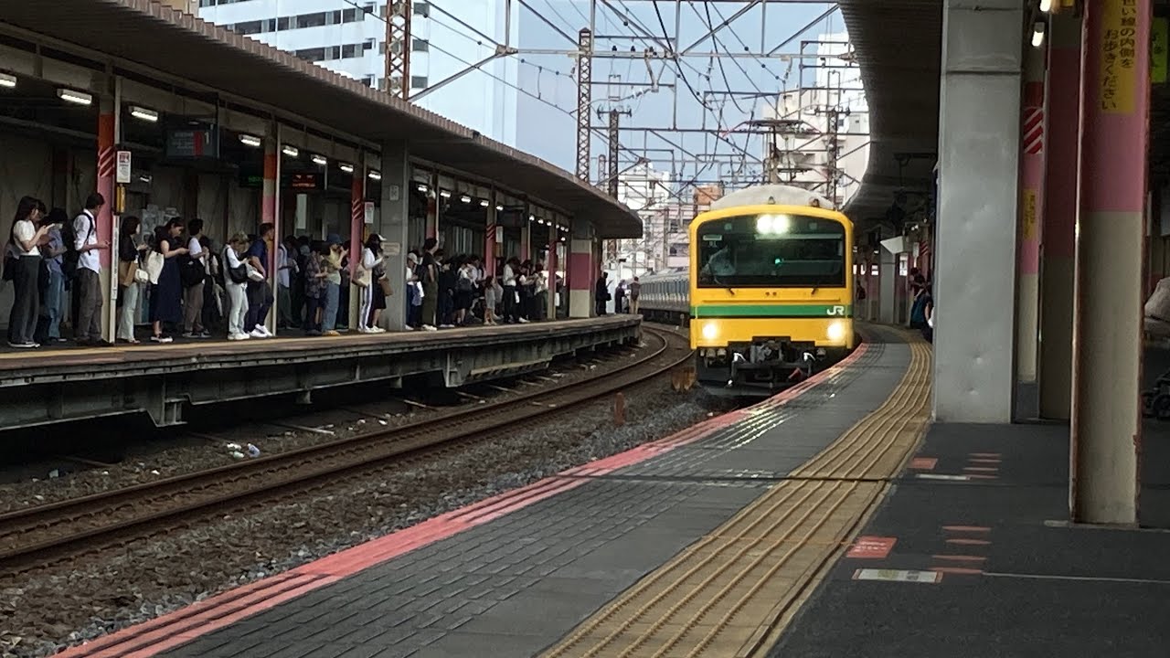E493系+E233系青463編成+青661編成 武蔵浦和 - YouTube