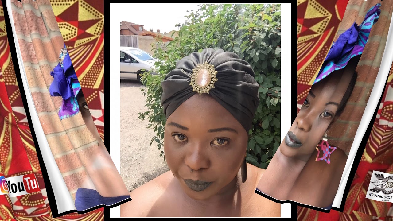 Ready to wear satin lined turbans/ fascinators/ autogele - YouTube