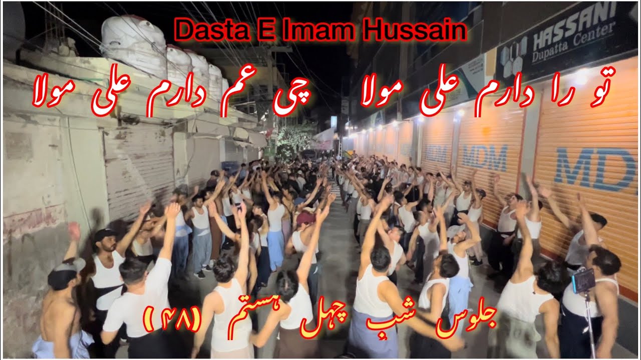 جلوس شبِ چہل ہشتم(48)| Dasta E Imam Hussain | تو را دارم علی مولا چی غم ...