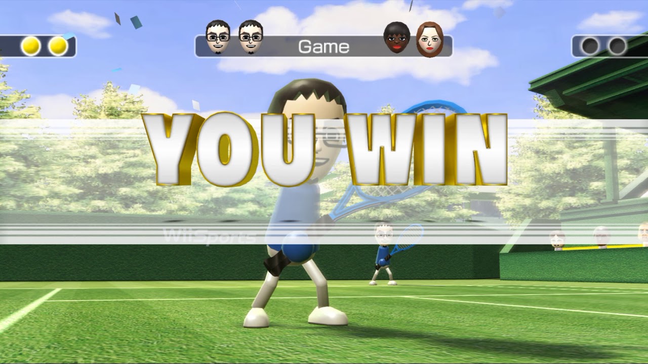 Wii Sport - Tennis Pro Player - Linh vs Lisa - YouTube