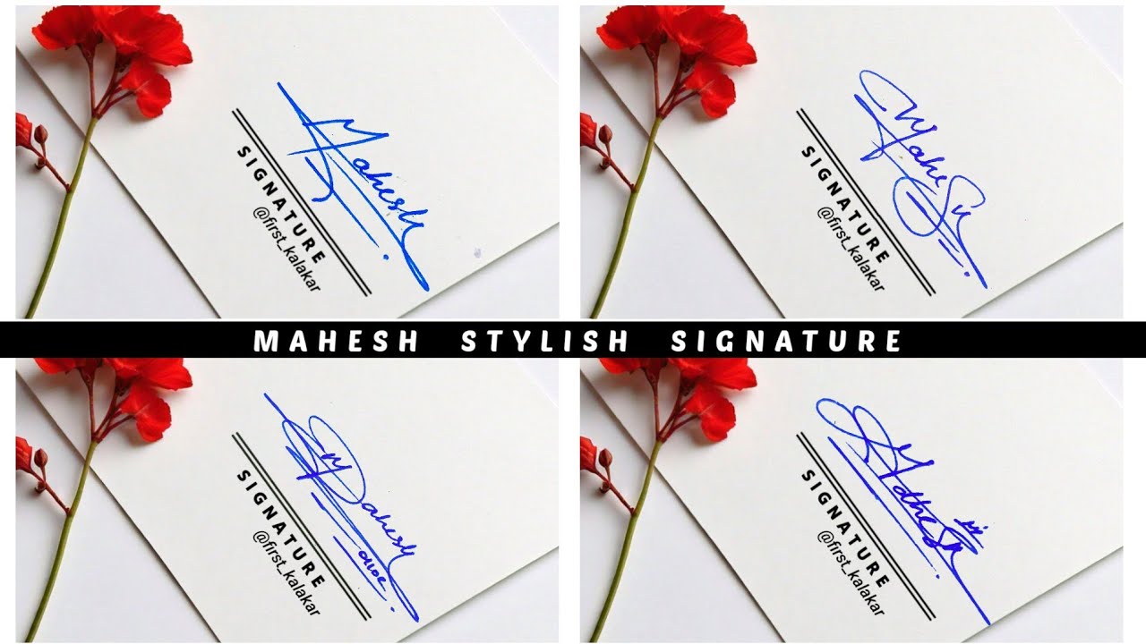 Mahesh name signature style - requested signature | Mahesh signature ...