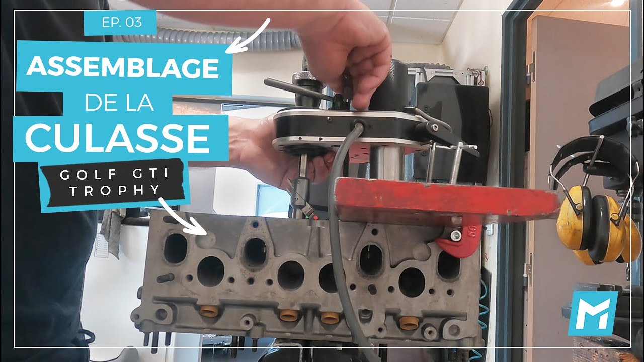 Episode 3 : Assemblage de la culasse Golf GTI Trophy - Clément - YouTube
