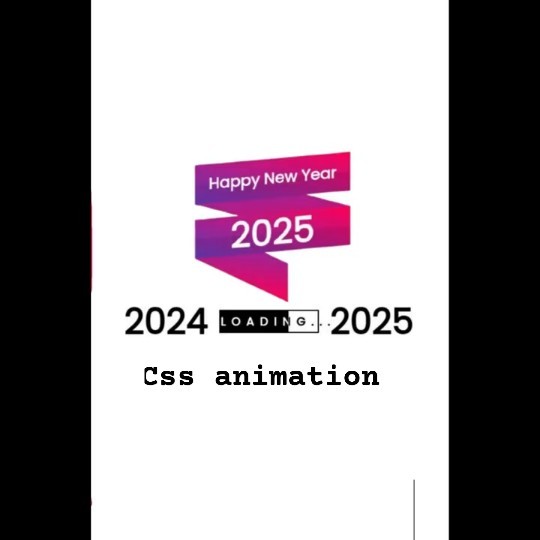 Happy New Year Animation Effect Using Html Css Javascript Python 5937