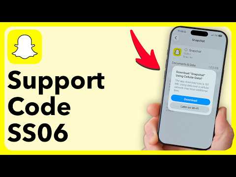 How to Fix Snapchat Support Code SS06