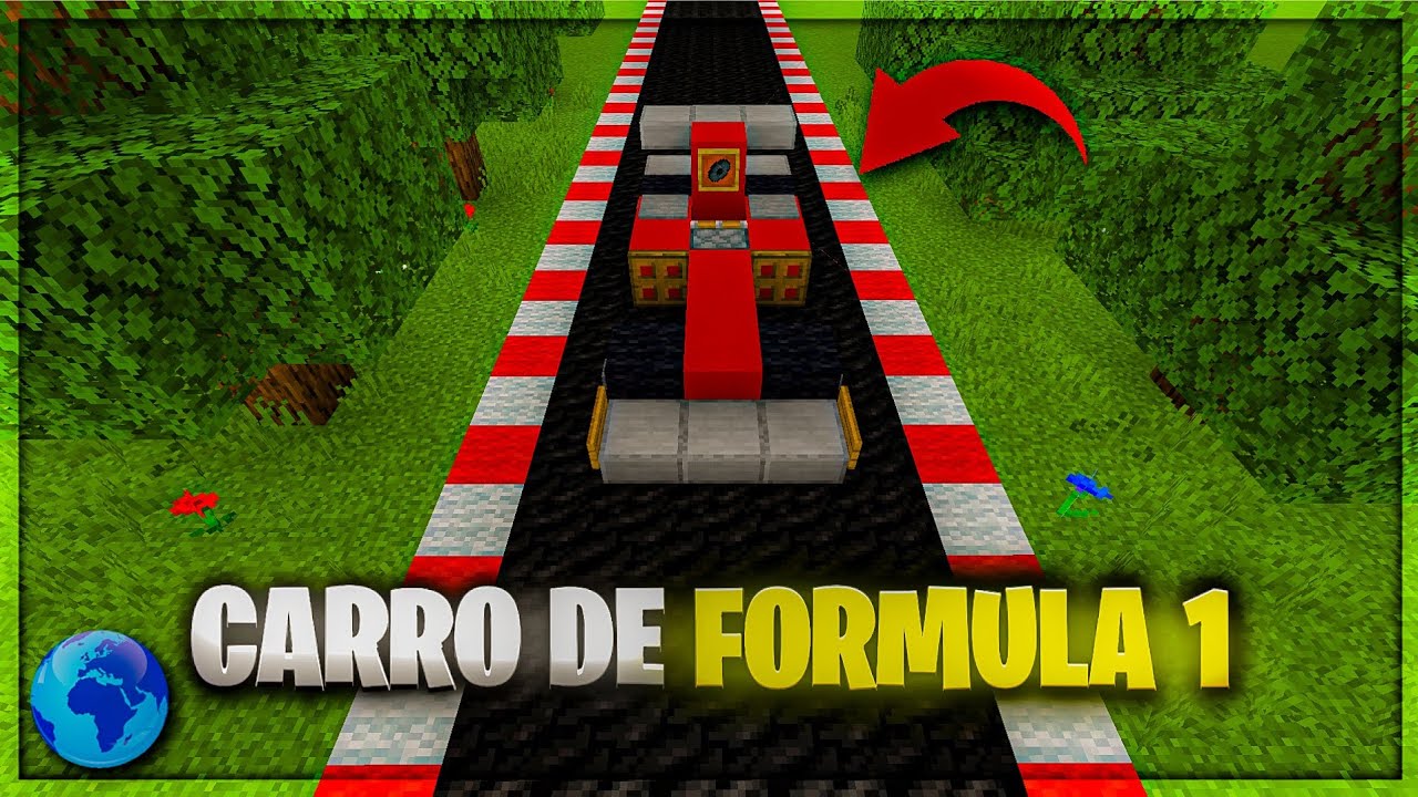 ️COMO FAZER UM CARRO DE FORMULA 1 NO MINECRAFT🌍 - YouTube