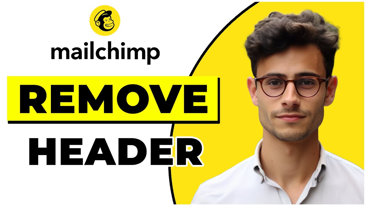 How to Remove Header in Mailchimp (Quick & Easy) - YouTube