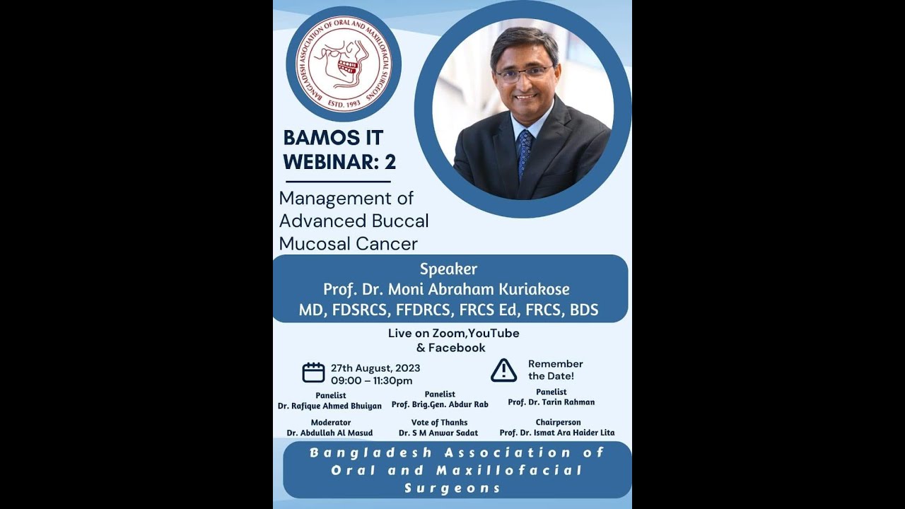 BAMOS IT webinar 2: Prof Moni Abraham Kuriakose - YouTube