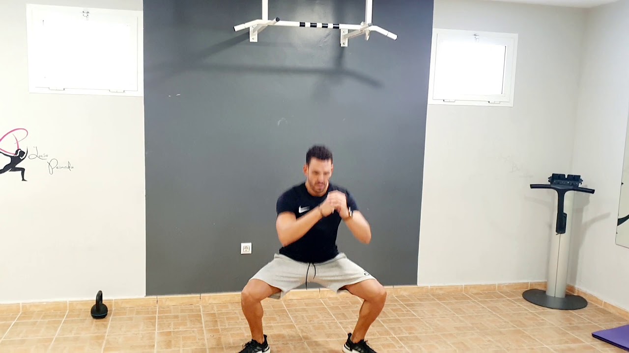 SQUAT JUMP AND TOUCH - YouTube