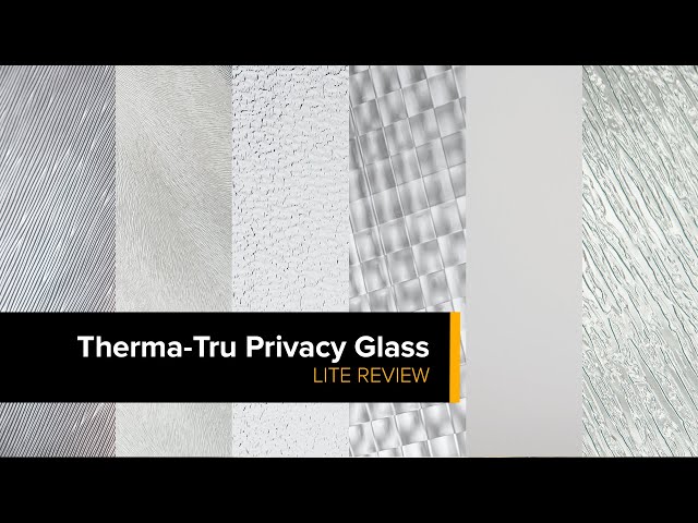 Privacy Glass Options
