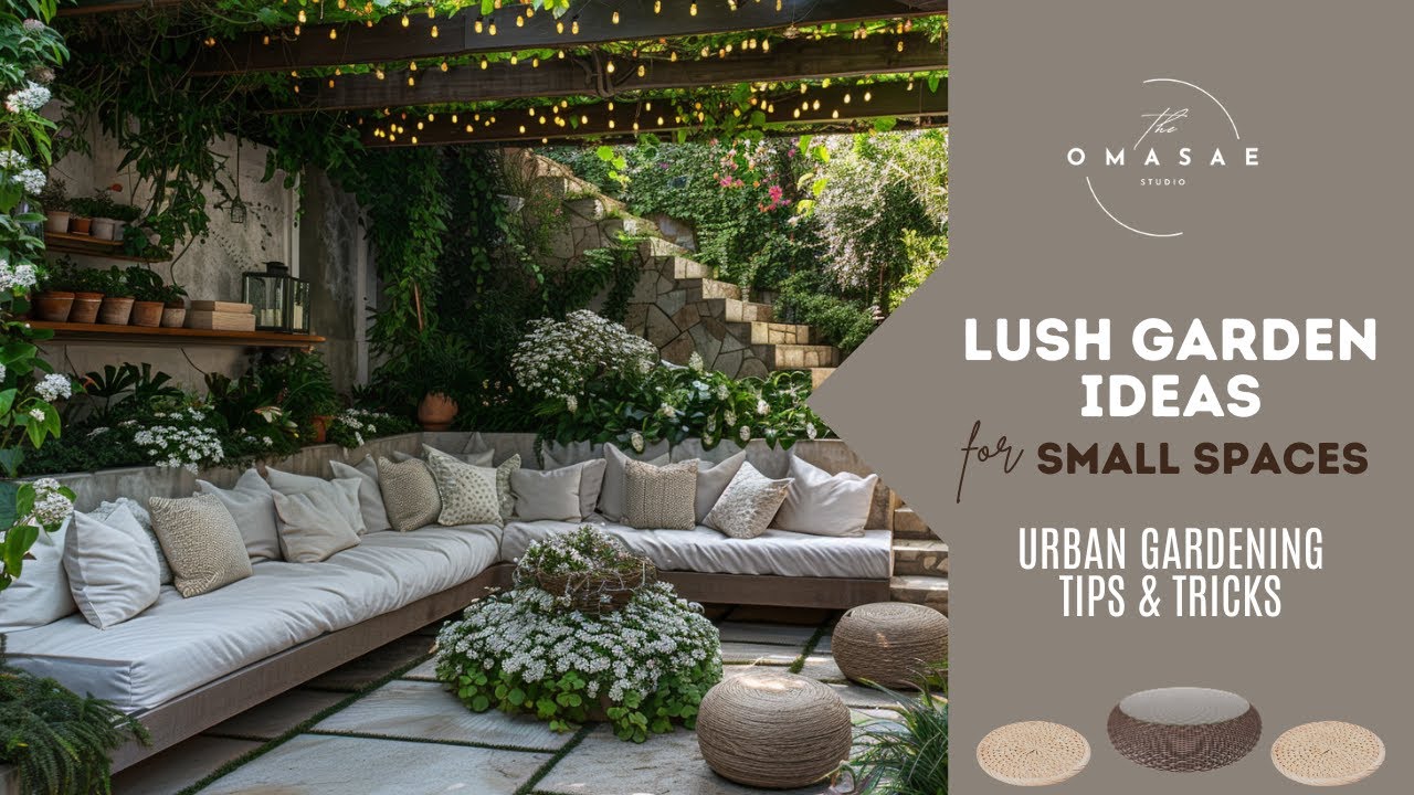 Lush Garden Ideas for Small Spaces | Urban Gardening Tips & Tricks for ...