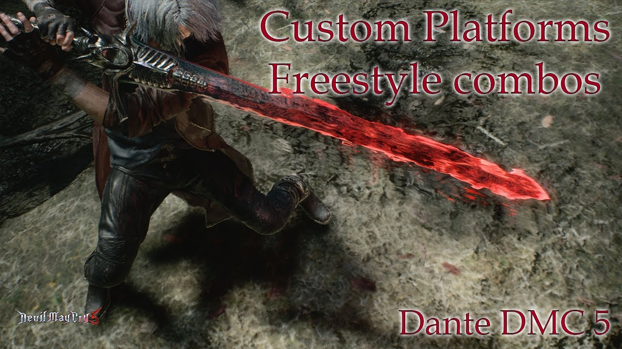 【DMC5】 - 【Freestyle Combos with Custom Platforms!】 - YouTube