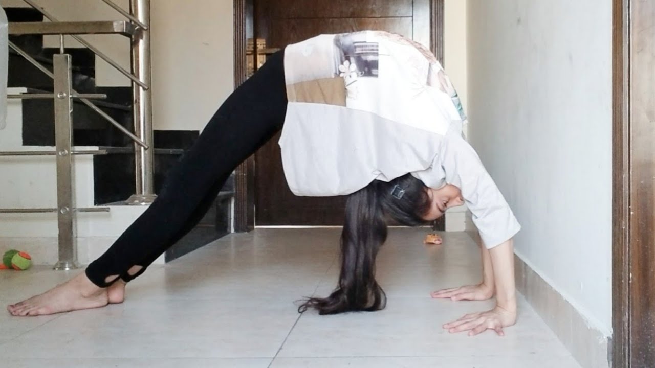 How to fall into a bridge/backbend - YouTube