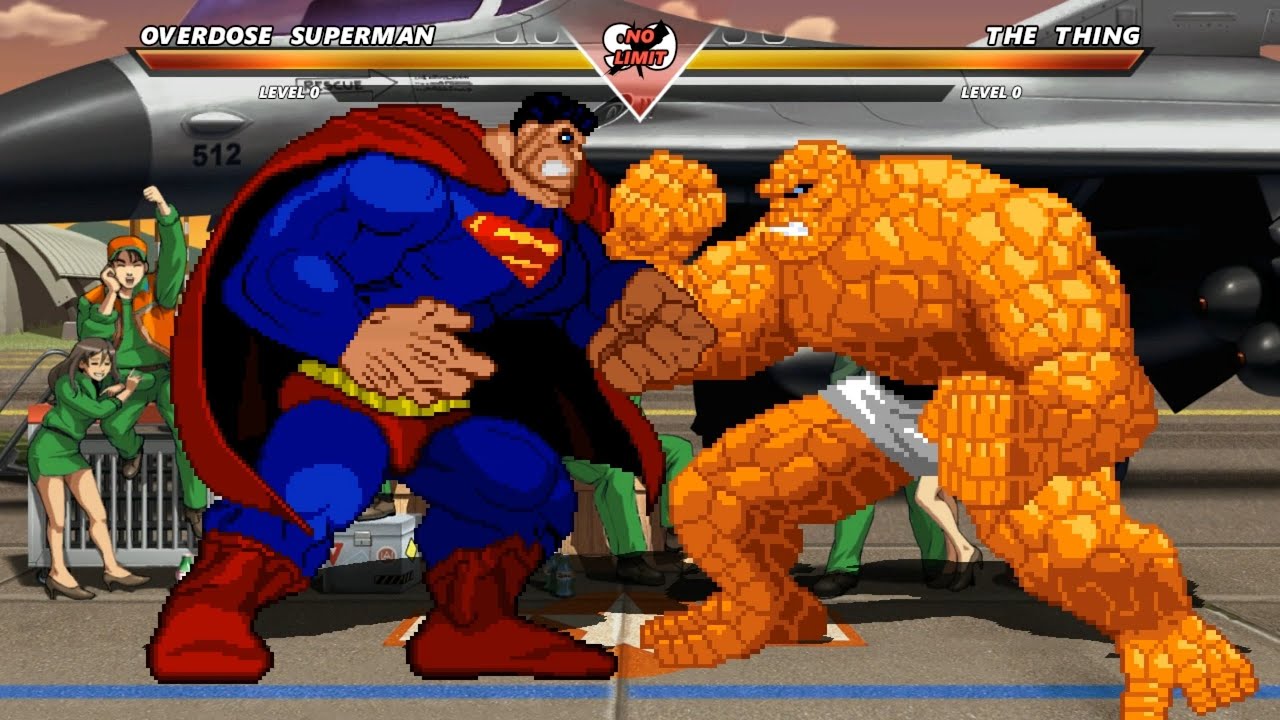 OVERDOSE SUPERMAN vs THE THING - Highest Level Incredible Epic Fight ...