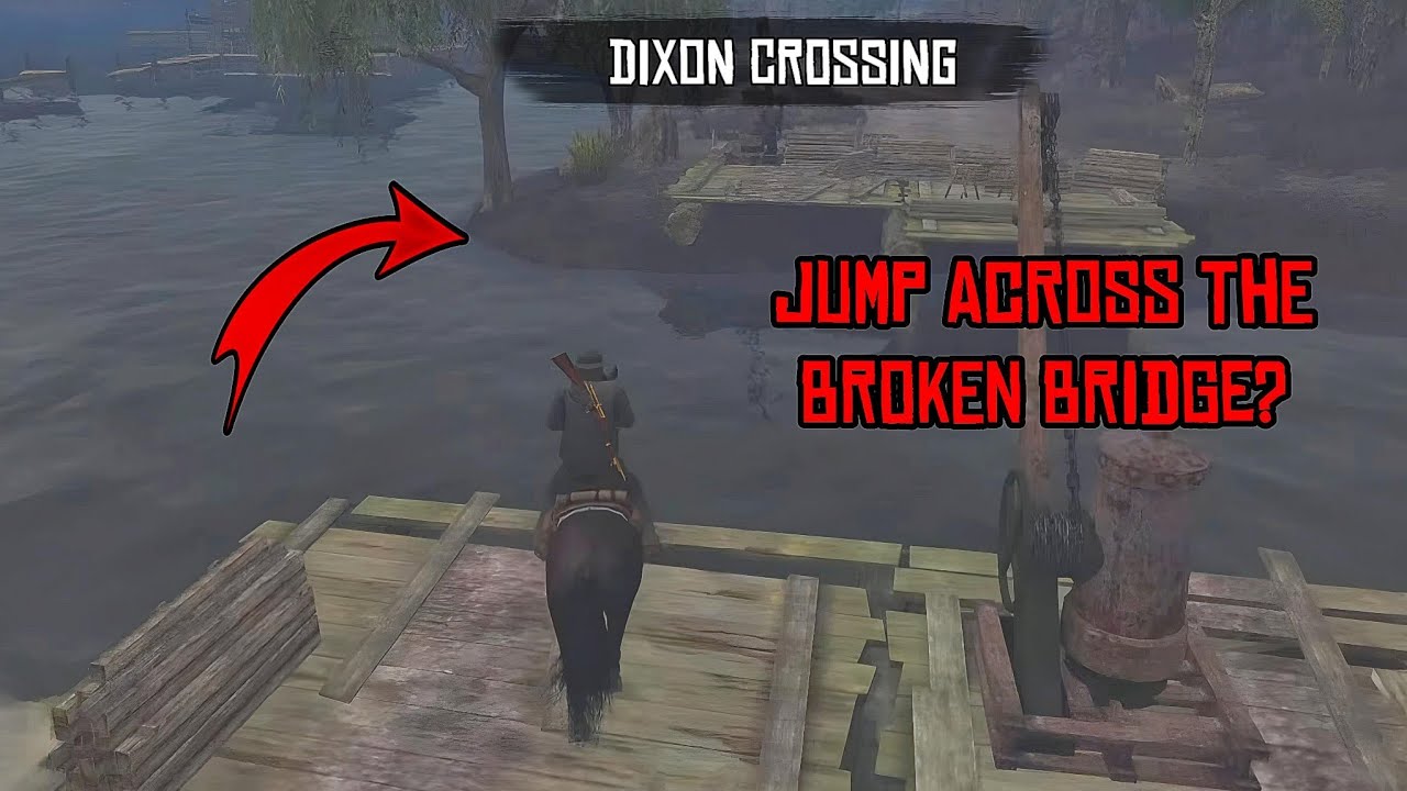 Is it possible to Jump across the broken bridge of Dixon Crossing ...