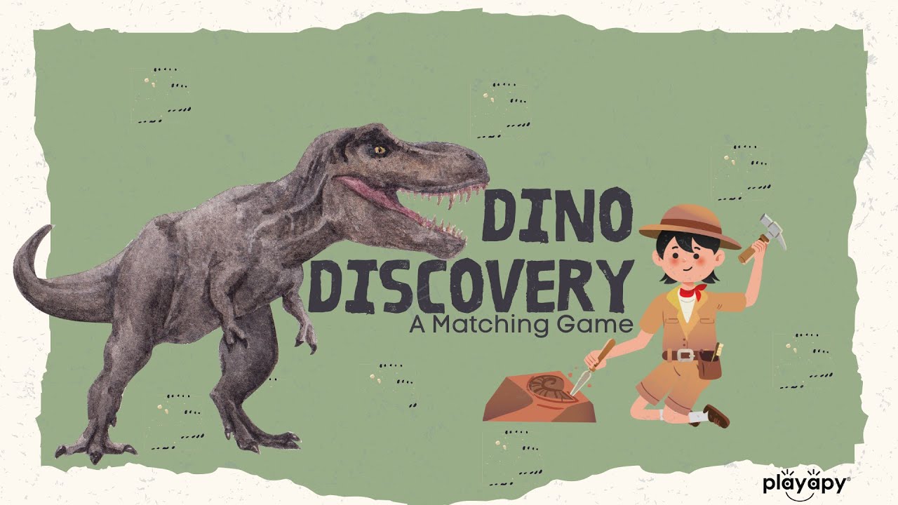 DINO DISCOVERY | Dinosaur Matching Game for Kids Visual Perception ...