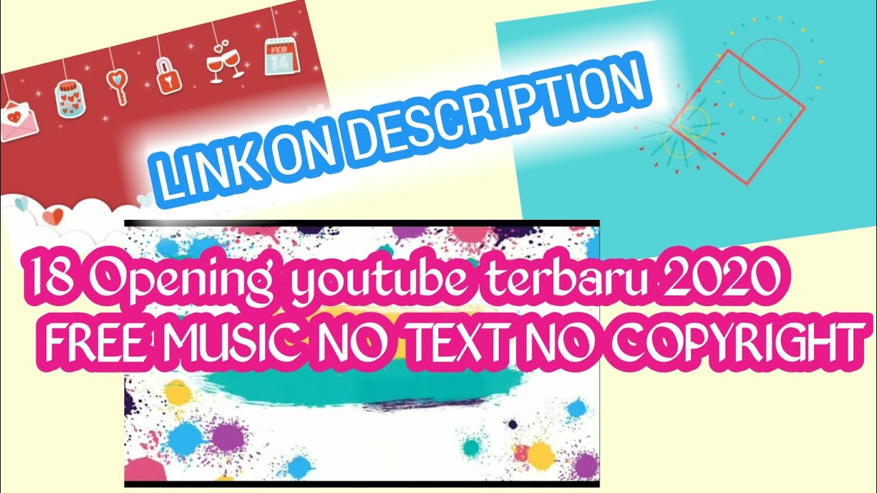 OPENING INTRO YOUTUBE - INTRO TEMPLATE NO TEXT NO COPYRIGHT || FREE ...