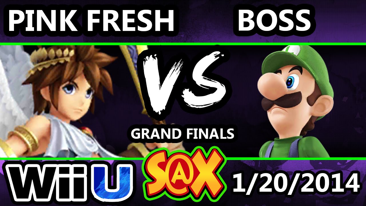 S@X - WS | Boss (Luigi) Vs. Pink Fresh (Pit) SSB4 Grand Finals - Smash ...