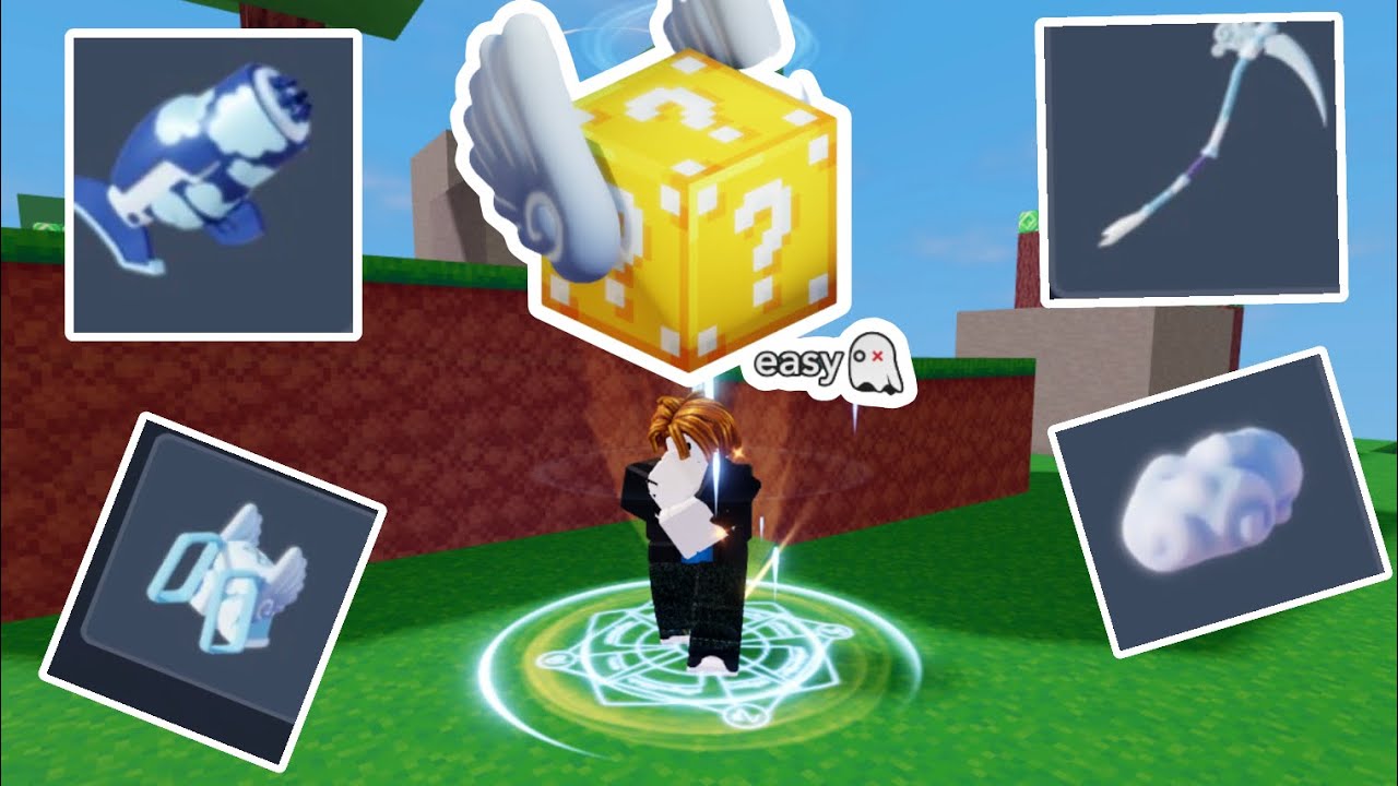 NEW Flying Lucky Blocks ITEMS! (Roblox Bedwars) - YouTube