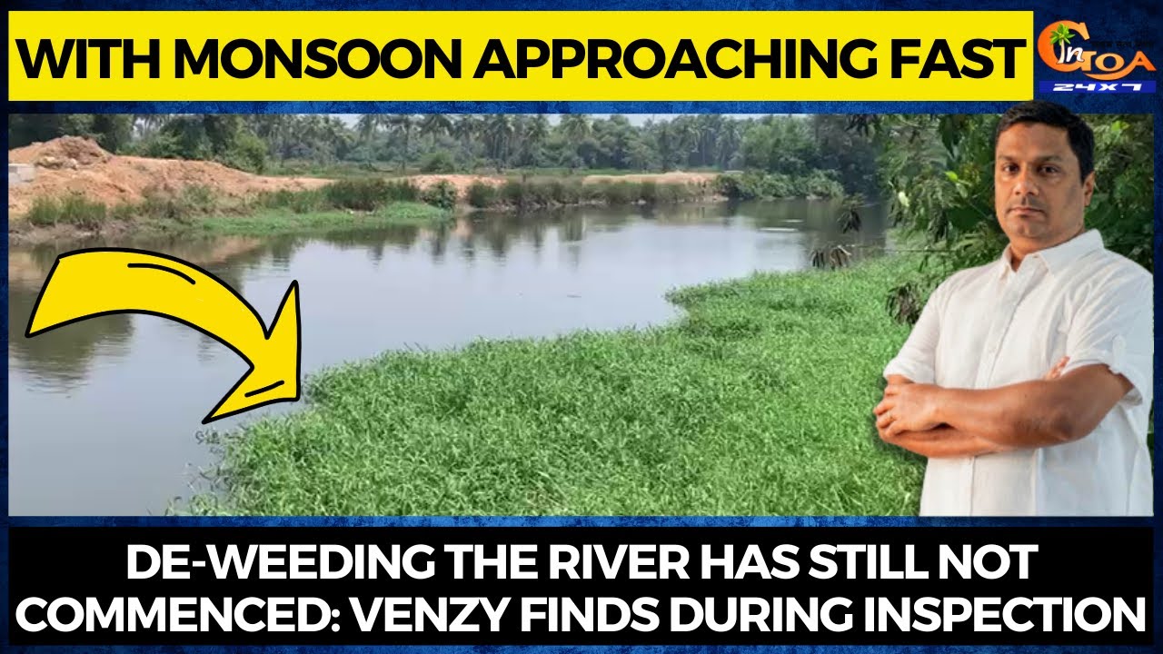 De-weeding the river has still not commenced: Venzy finds during inspection - YouTube