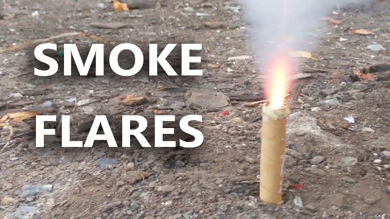 D.l.Y Smoke Flare Firework? - YouTube