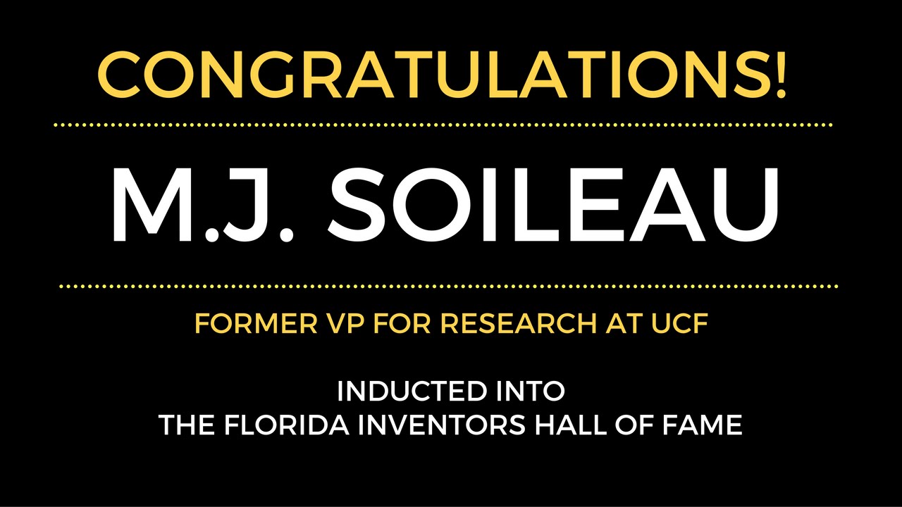 Former VP for Research, M.J. Soileau, inducted into Florida Inventors ...