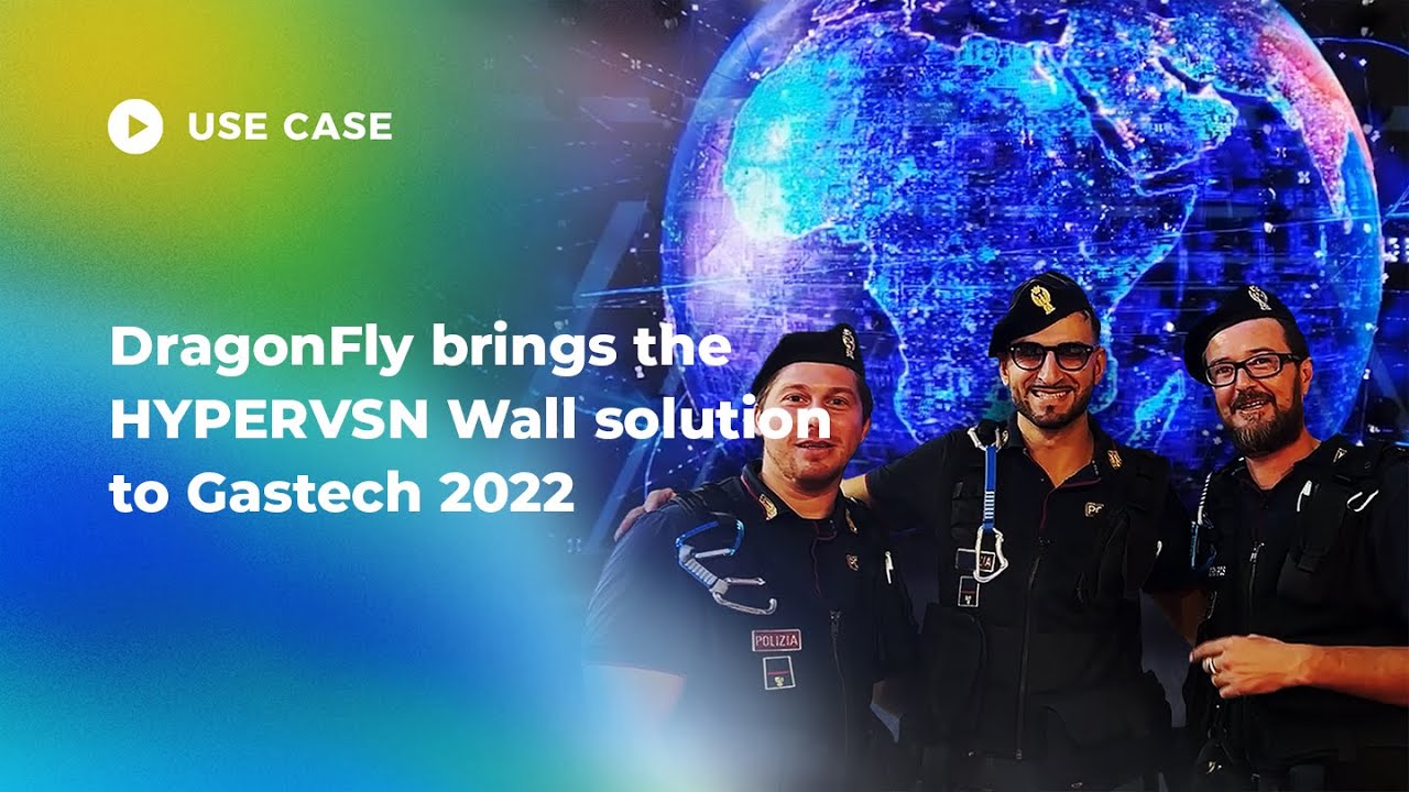 A 72-unit HYPERVSN Wall for DragonFly l Gastech 2022 - YouTube