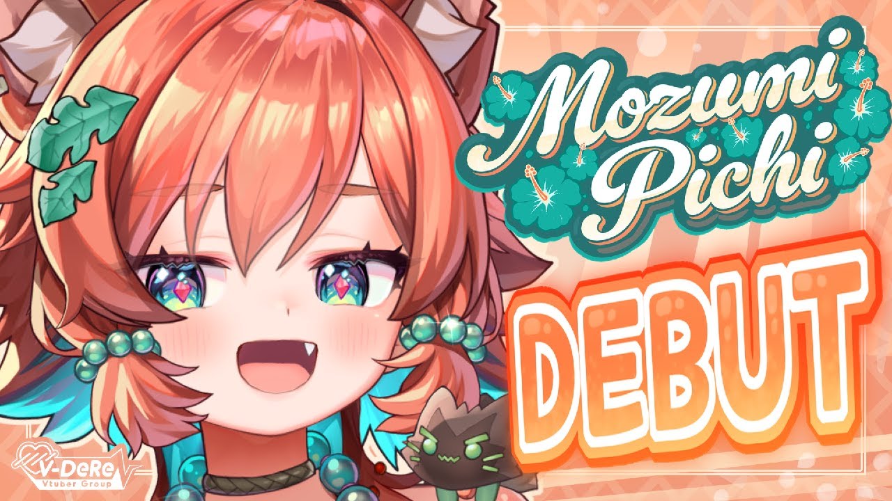【DEBUT】 It's GAO-reat to meet you!【Mozumi Pichi | V-Dere】 - YouTube