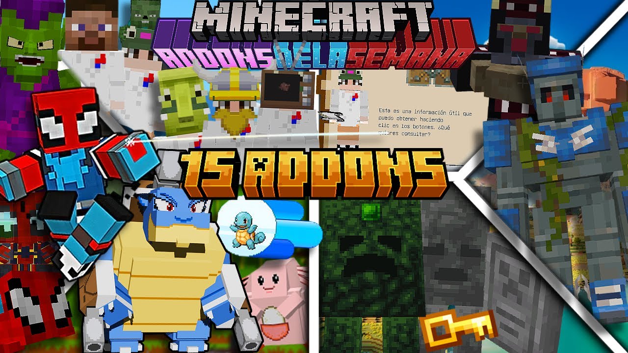 TOP 15 MEJORES ADDONS/MODS para Minecraft Bedrock 1.21.73+ | ¡SAYAJINS ...