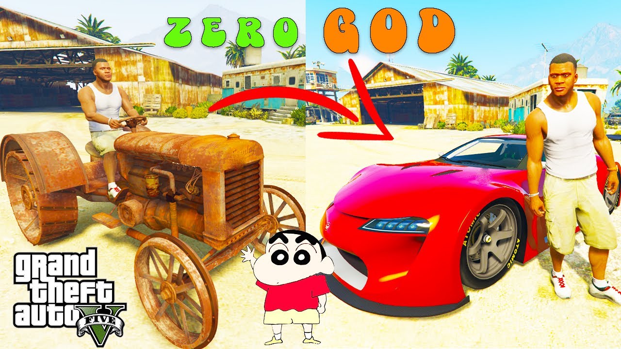 GTA 5 : FRANKLIN UPGRADING ZERO to GOD SUPER CAR in GTA 5 | GTA 5 mods ...