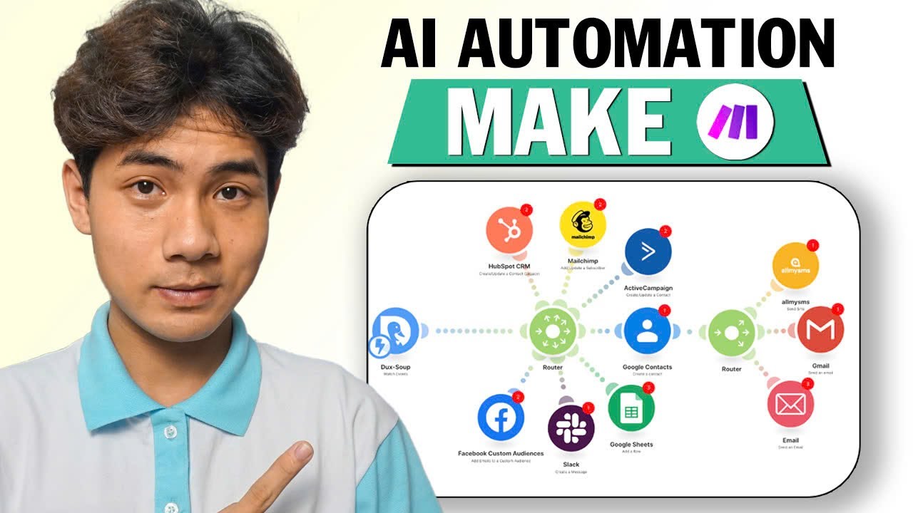 AI Automation - Tự Động Hóa Doanh Nghiệp với Make.com - YouTube