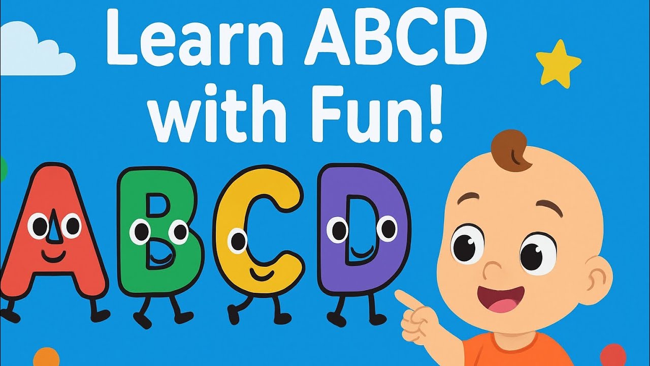 ABCD Song for Kids | Fun Alphabet Learning Video | A to Z for Children ...